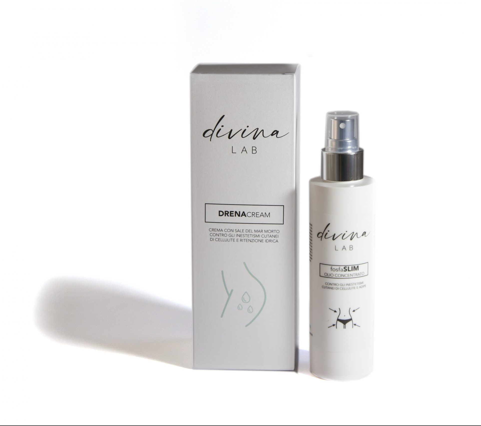 SLIM & DREN (fosfaSLIM olio concentrato + DRENA cream) - DivinaLab